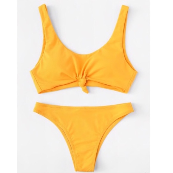 Swim | Yellow 2pc Bikini S Perfect For Suntanning At Pool Or Beaches ...
